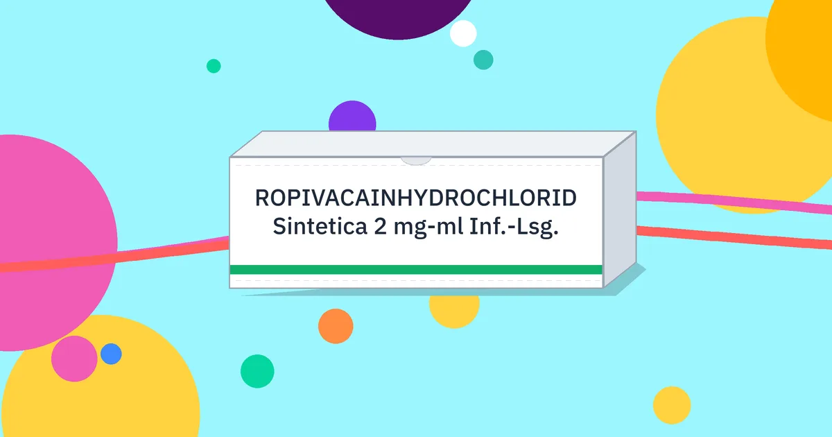 Symbolbild: Packung mit der Aufschrift ROPIVACAINHYDROCHLORID Sintetica 2 mg-ml Inf.-Lsg. (PZN 12645386) – Verfügbarkeit und Bezug in Apotheken in Frankfurt am Main