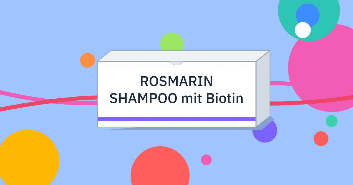Symbolbild: Packung mit der Aufschrift ROSMARIN SHAMPOO mit Biotin (PZN 19118810) – Verfügbarkeit und Bezug in Apotheken in Frankfurt am Main