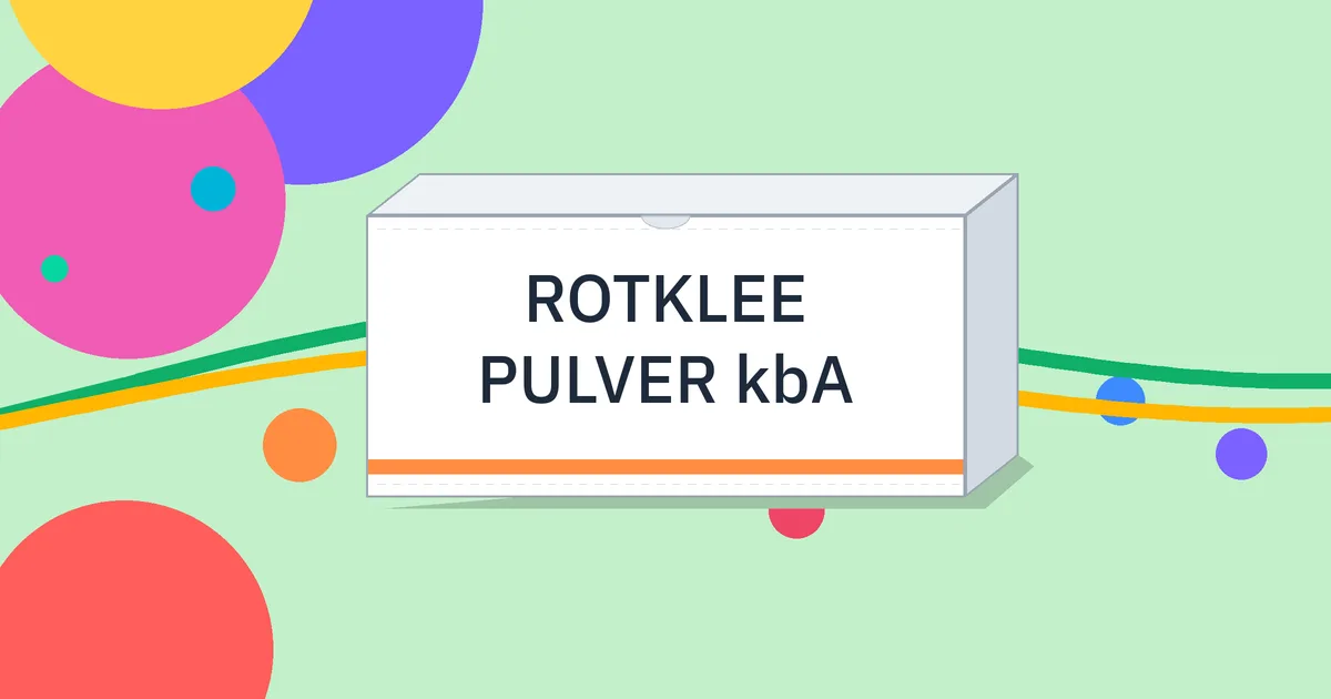 Symbolbild: Packung mit der Aufschrift ROTKLEE PULVER kbA (PZN 01073113) – Verfügbarkeit und Bezug in Apotheken in Frankfurt am Main
