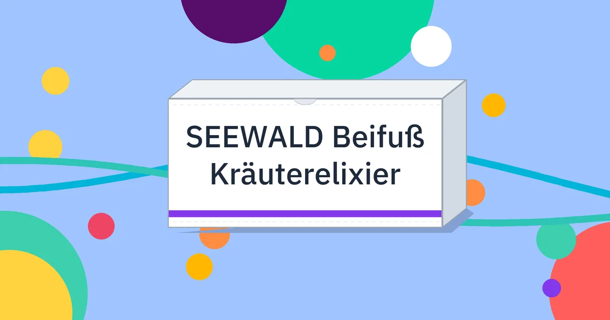 Symbolbild: Packung mit der Aufschrift SEEWALD Beifuß Kräuterelixier (PZN 19545357) – Verfügbarkeit und Bezug in Apotheken in Frankfurt am Main