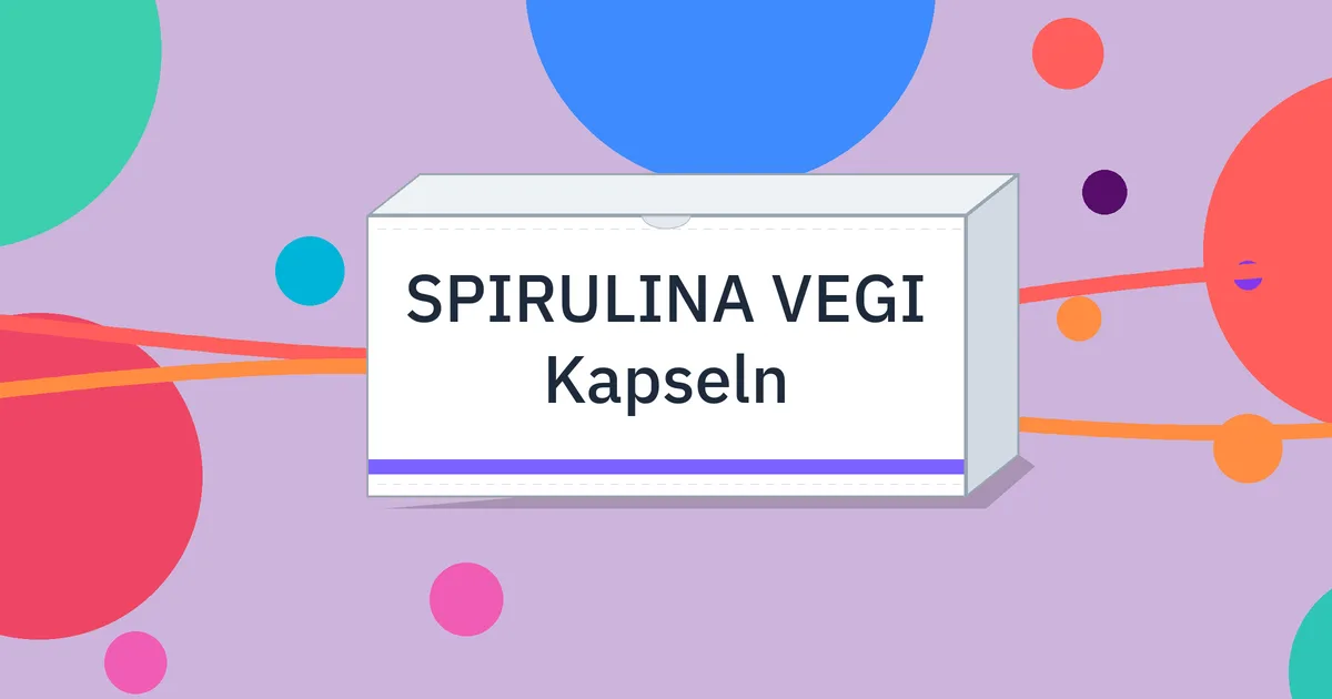 Symbolbild: Packung mit der Aufschrift SPIRULINA VEGI Kapseln (PZN 02134638) – Verfügbarkeit und Bezug in Apotheken in Frankfurt am Main