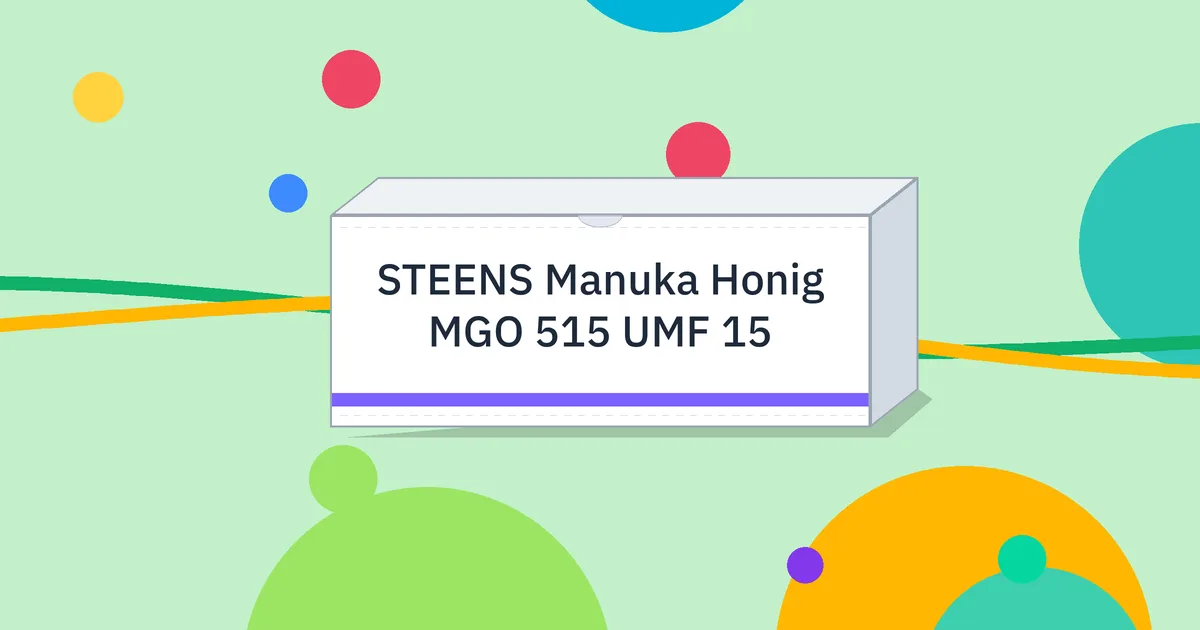 Symbolbild: Packung mit der Aufschrift STEENS Manuka Honig MGO 515 UMF 15 (PZN 18862535) – Verfügbarkeit und Bezug in Apotheken in Frankfurt am Main