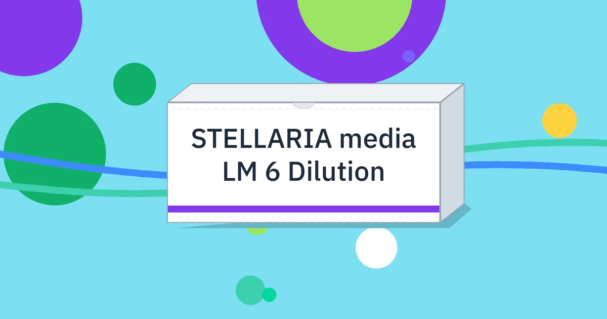 Symbolbild: Packung mit der Aufschrift STELLARIA media LM 6 Dilution (PZN 13199931) – Verfügbarkeit und Bezug in Apotheken in Frankfurt am Main