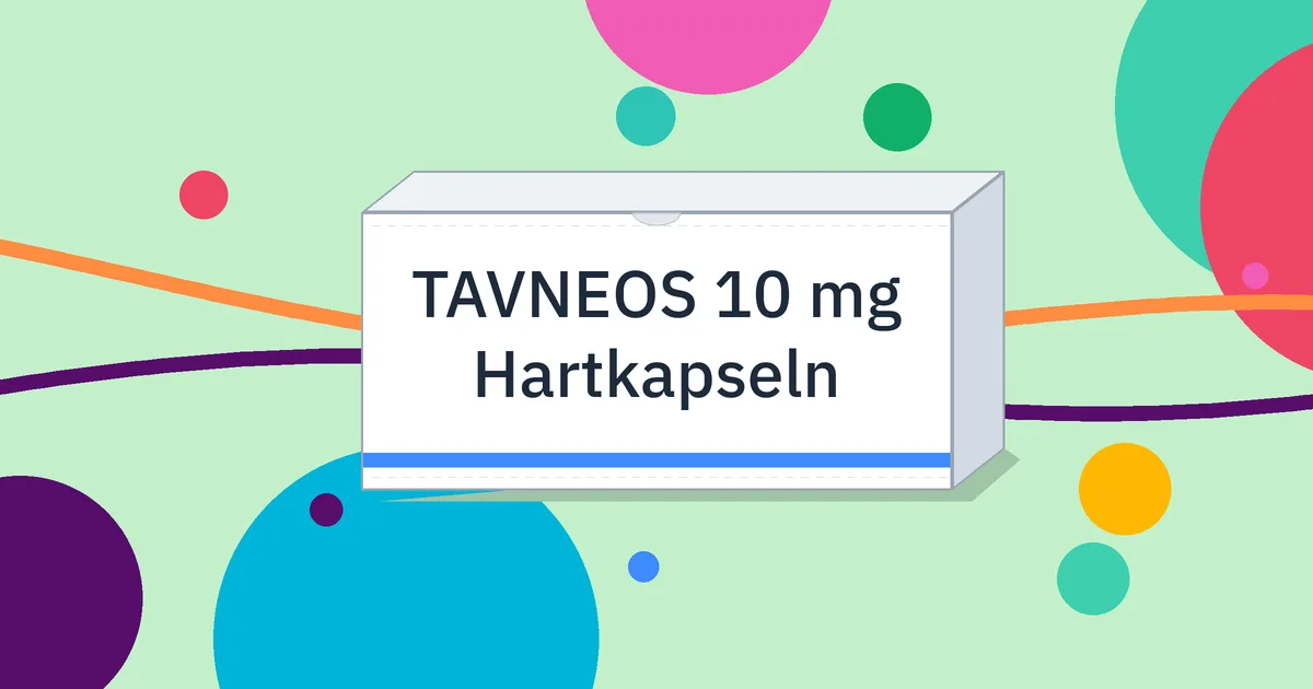 Symbolbild: Packung mit der Aufschrift TAVNEOS 10 mg Hartkapseln (PZN 17441932) – Verfügbarkeit und Bezug in Apotheken in Frankfurt am Main