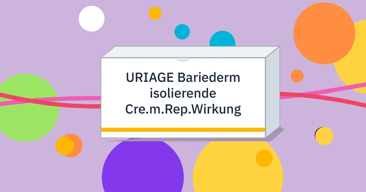 Symbolbild: Packung mit der Aufschrift URIAGE Bariederm isolierende Cre.m.Rep.Wirkung (PZN 17181282) – Verfügbarkeit und Bezug in Apotheken in Frankfurt am Main