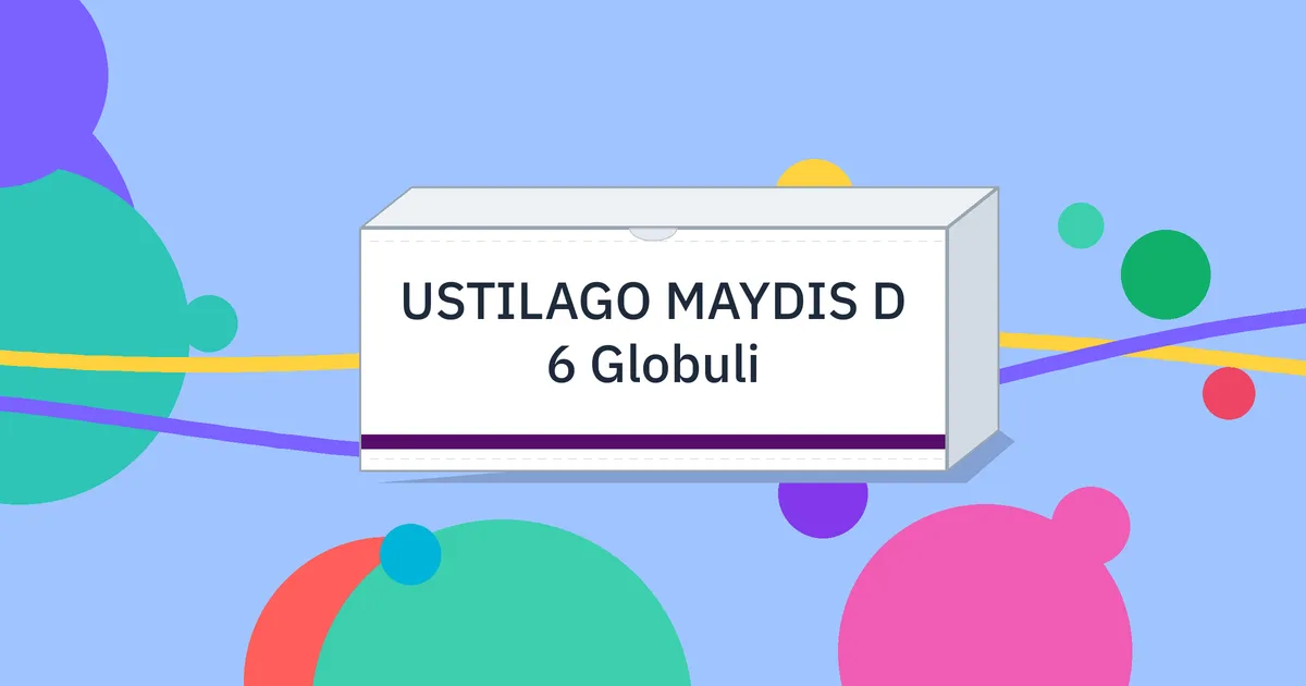 Symbolbild: Packung mit der Aufschrift USTILAGO MAYDIS D 6 Globuli (PZN 19715204) – Verfügbarkeit und Bezug in Apotheken in Frankfurt am Main