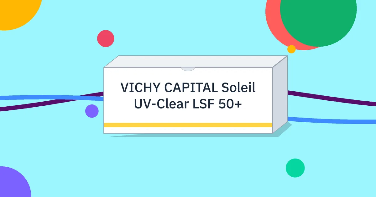 Symbolbild: Packung mit der Aufschrift VICHY CAPITAL Soleil UV-Clear LSF 50+ (PZN 18162803) – Verfügbarkeit und Bezug in Apotheken in Frankfurt am Main