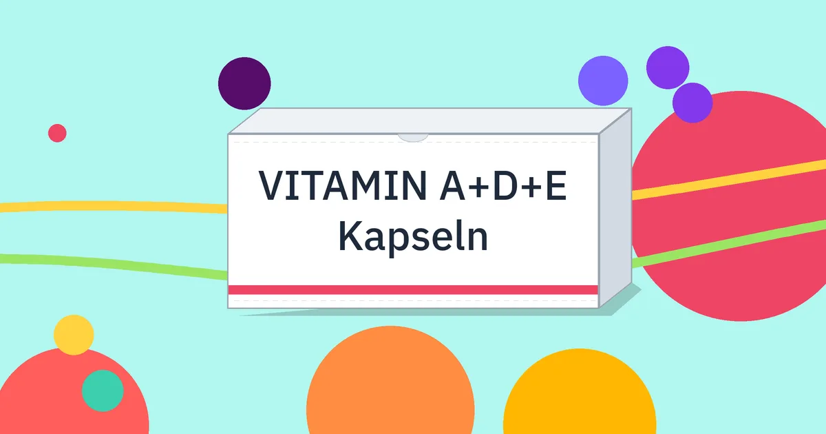 Symbolbild: Packung mit der Aufschrift VITAMIN A+D+E Kapseln (PZN 20127599) – Verfügbarkeit und Bezug in Apotheken in Frankfurt am Main