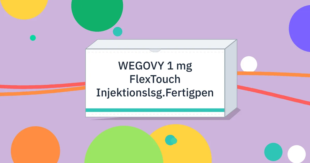 Symbolbild: Packung mit der Aufschrift WEGOVY 1 mg FlexTouch Injektionslsg.Fertigpen (PZN 20015535) – Verfügbarkeit und Bezug in Apotheken in Frankfurt am Main