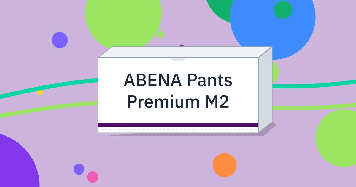 Symbolbild: Packung mit der Aufschrift ABENA Pants Premium M2 (PZN 20589822) – Verfügbarkeit und Bezug in Apotheken in Frankfurt am Main