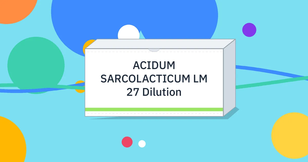 Symbolbild: Packung mit der Aufschrift ACIDUM SARCOLACTICUM LM 27 Dilution (PZN 13283293) – Verfügbarkeit und Bezug in Apotheken in Frankfurt am Main