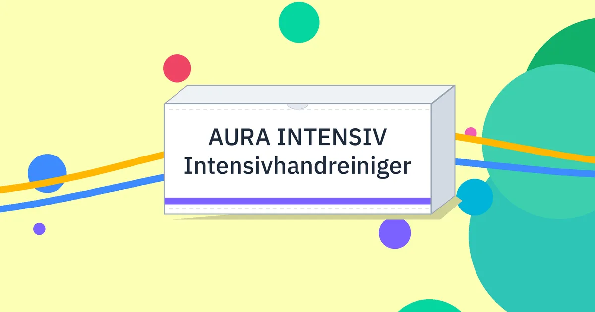 Symbolbild: Packung mit der Aufschrift AURA INTENSIV Intensivhandreiniger (PZN 18874722) – Verfügbarkeit und Bezug in Apotheken in Frankfurt am Main