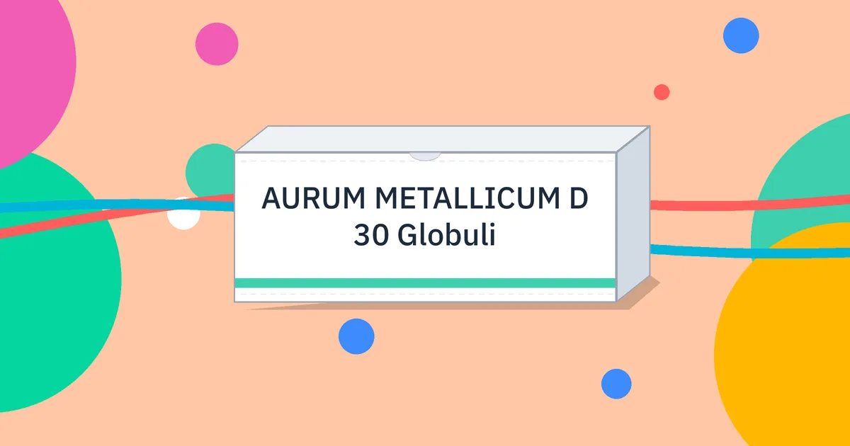 Symbolbild: Packung mit der Aufschrift AURUM METALLICUM D 30 Globuli (PZN 13718578) – Verfügbarkeit und Bezug in Apotheken in Frankfurt am Main