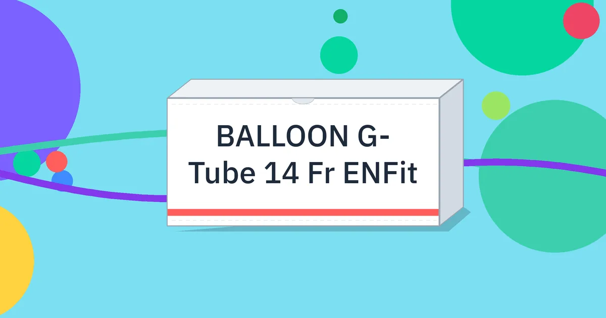 Symbolbild: Packung mit der Aufschrift BALLOON G-Tube 14 Fr ENFit (PZN 17601324) – Verfügbarkeit und Bezug in Apotheken in Frankfurt am Main