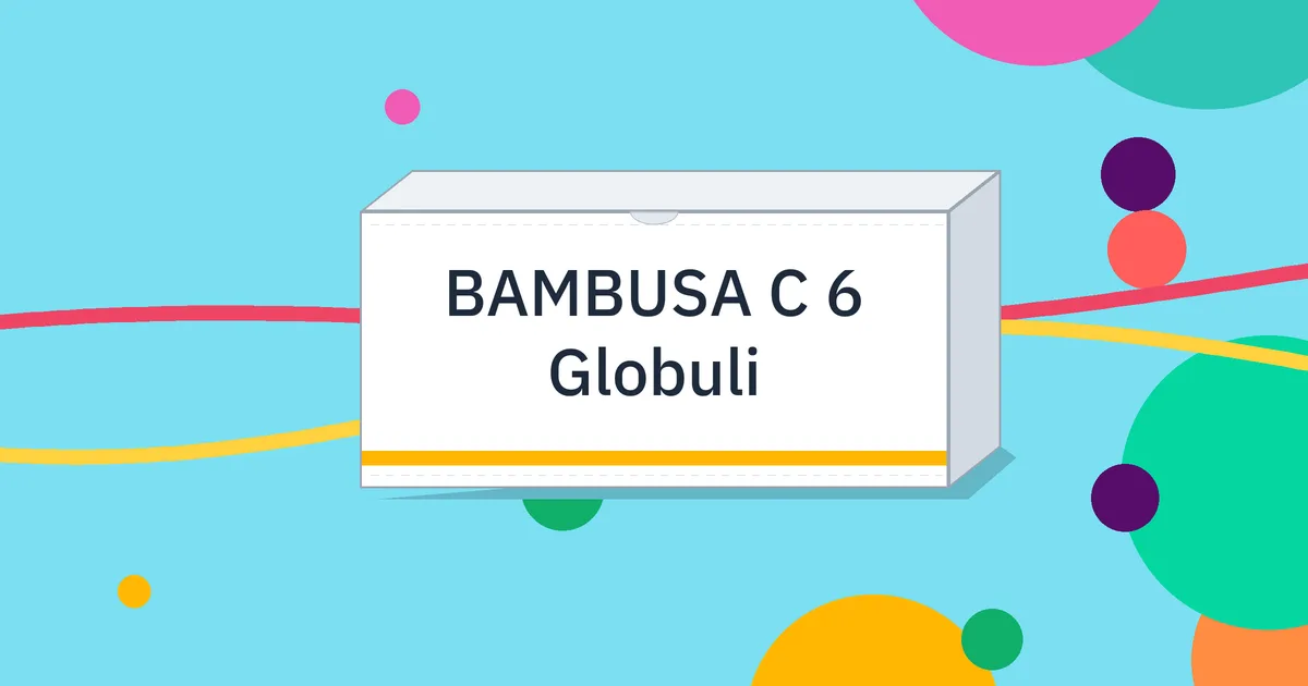 Symbolbild: Packung mit der Aufschrift BAMBUSA C 6 Globuli (PZN 19716540) – Verfügbarkeit und Bezug in Apotheken in Frankfurt am Main