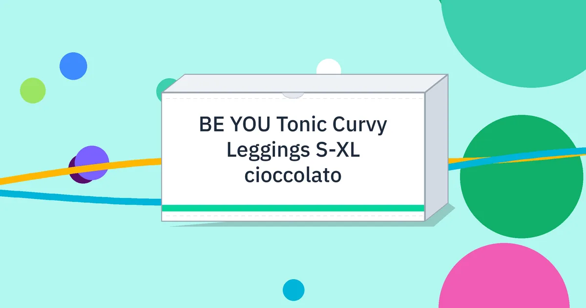 Symbolbild: Packung mit der Aufschrift BE YOU Tonic Curvy Leggings S-XL cioccolato (PZN 20720274) – Verfügbarkeit und Bezug in Apotheken in Frankfurt am Main