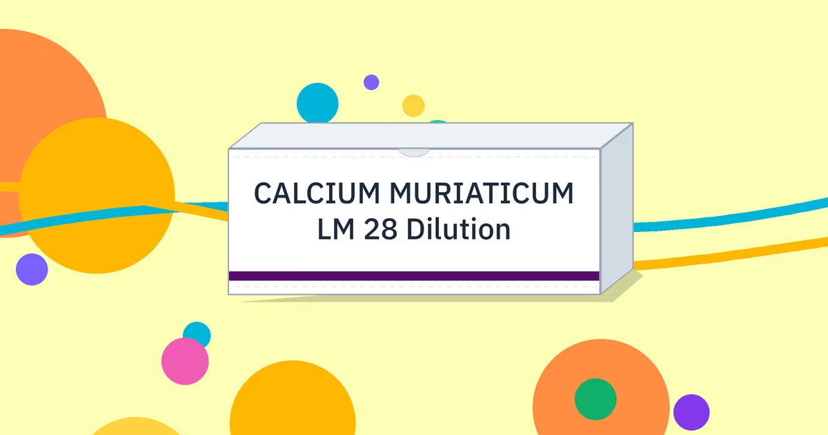Symbolbild: Packung mit der Aufschrift CALCIUM MURIATICUM LM 28 Dilution (PZN 13409475) – Verfügbarkeit und Bezug in Apotheken in Frankfurt am Main