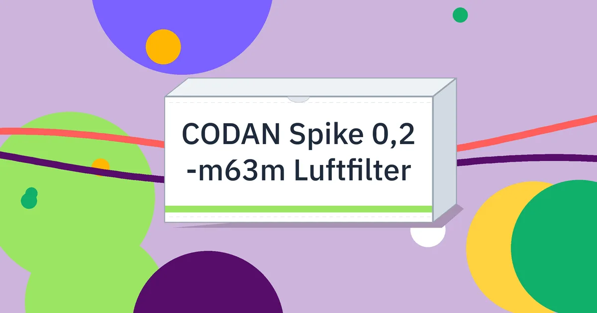 Symbolbild: Packung mit der Aufschrift CODAN Spike 0,2 -m63m Luftfilter (PZN 07131432) – Verfügbarkeit und Bezug in Apotheken in Frankfurt am Main