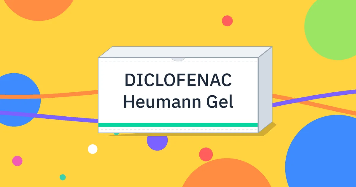 Symbolbild: Packung mit der Aufschrift DICLOFENAC Heumann Gel (PZN 10097874) – Verfügbarkeit und Bezug in Apotheken in Frankfurt am Main