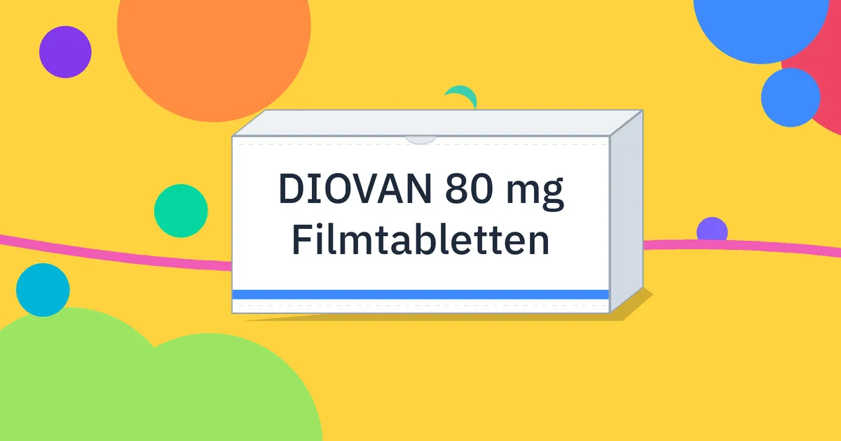 Symbolbild: Packung mit der Aufschrift DIOVAN 80 mg Filmtabletten (PZN 14018469) – Verfügbarkeit und Bezug in Apotheken in Frankfurt am Main