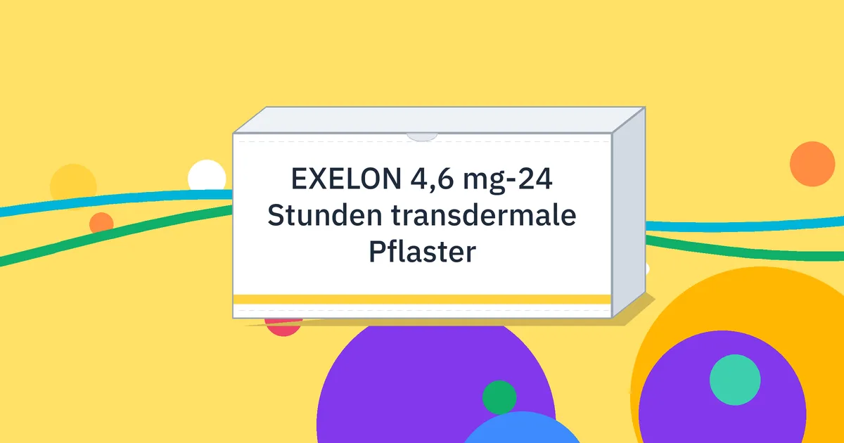 Symbolbild: Packung mit der Aufschrift EXELON 4,6 mg-24 Stunden transdermale Pflaster (PZN 13631009) – Verfügbarkeit und Bezug in Apotheken in Frankfurt am Main