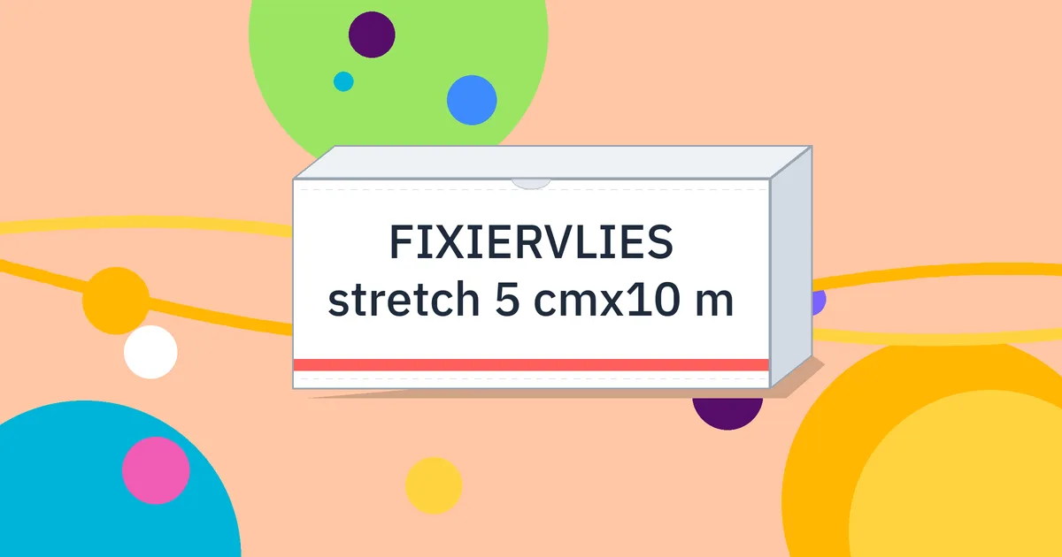 Symbolbild: Packung mit der Aufschrift FIXIERVLIES stretch 5 cmx10 m (PZN 06962007) – Verfügbarkeit und Bezug in Apotheken in Frankfurt am Main