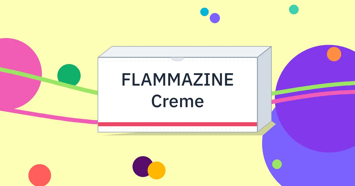 Symbolbild: Packung mit der Aufschrift FLAMMAZINE Creme (PZN 10206085) – Verfügbarkeit und Bezug in Apotheken in Frankfurt am Main