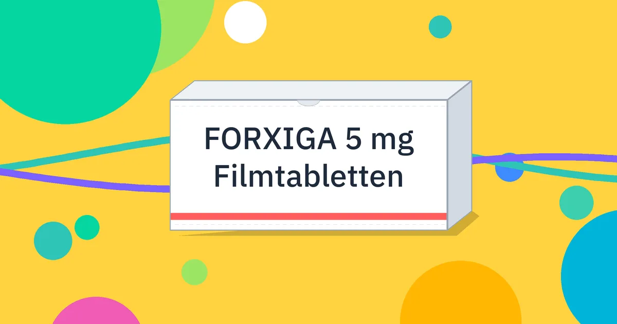 Symbolbild: Packung mit der Aufschrift FORXIGA 5 mg Filmtabletten (PZN 16832642) – Verfügbarkeit und Bezug in Apotheken in Frankfurt am Main