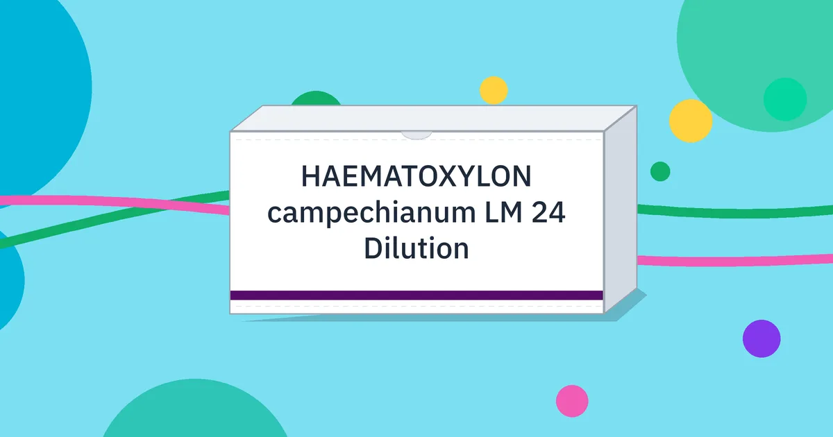 Symbolbild: Packung mit der Aufschrift HAEMATOXYLON campechianum LM 24 Dilution (PZN 13549443) – Verfügbarkeit und Bezug in Apotheken in Frankfurt am Main