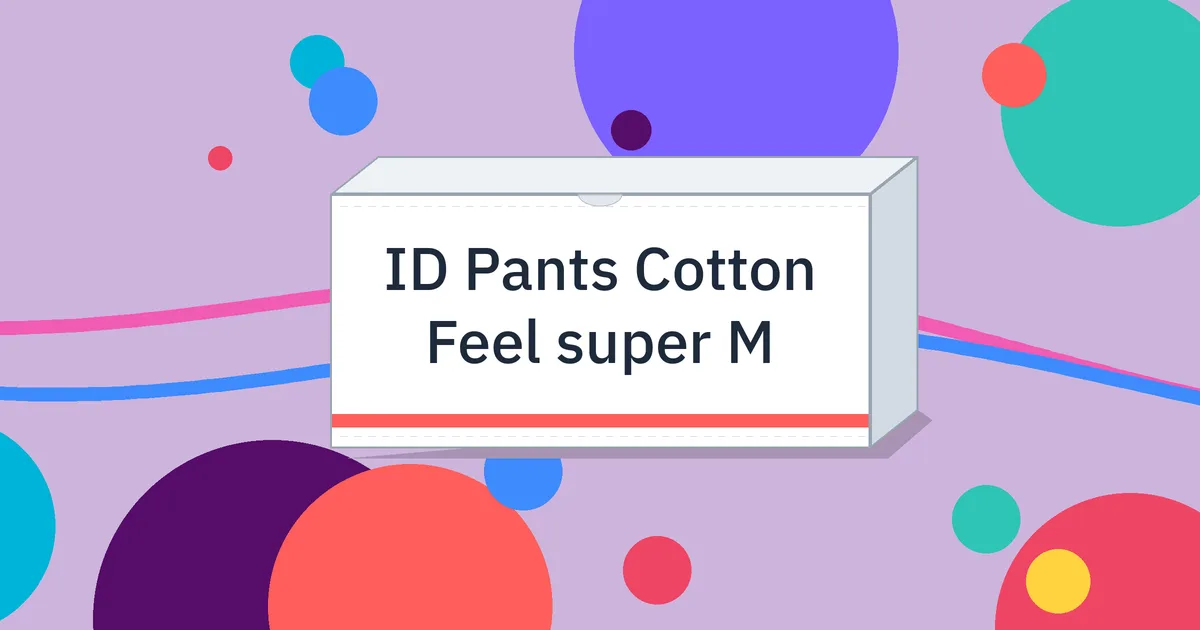 Symbolbild: Packung mit der Aufschrift ID Pants Cotton Feel super M (PZN 16508189) – Verfügbarkeit und Bezug in Apotheken in Frankfurt am Main