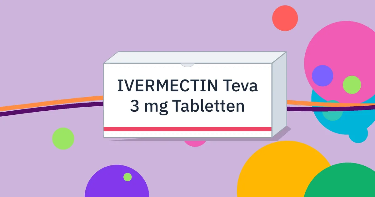 Symbolbild: Packung mit der Aufschrift IVERMECTIN Teva 3 mg Tabletten (PZN 19844953) – Verfügbarkeit und Bezug in Apotheken in Frankfurt am Main
