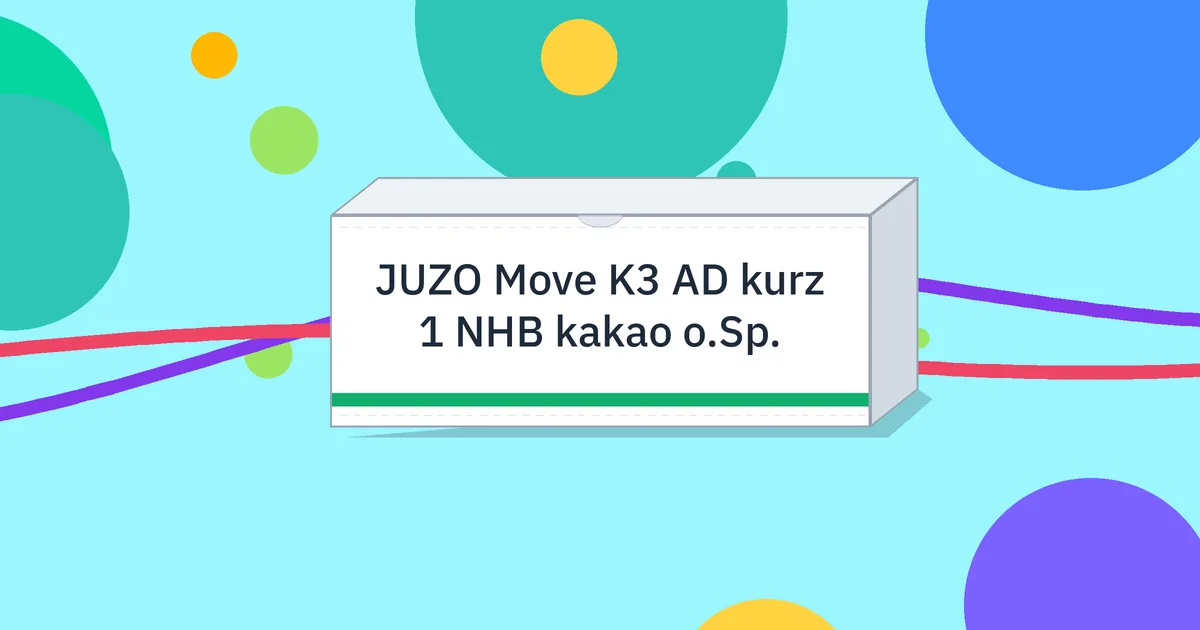 Symbolbild: Packung mit der Aufschrift JUZO Move K3 AD kurz 1 NHB kakao o.Sp. (PZN 18572808) – Verfügbarkeit und Bezug in Apotheken in Frankfurt am Main
