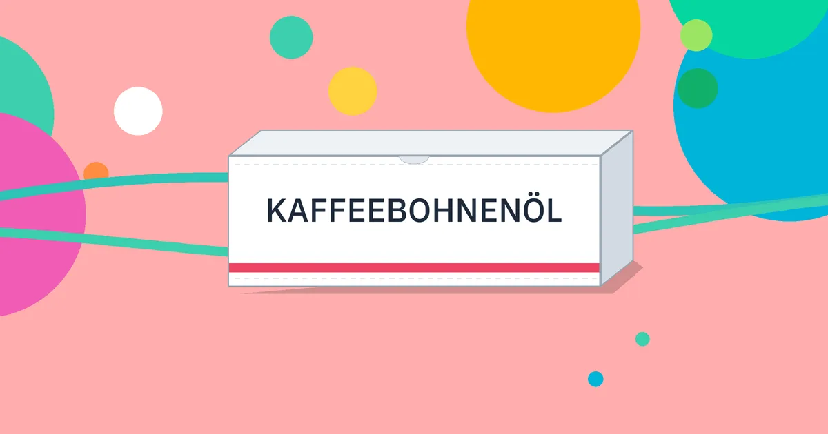 Symbolbild: Packung mit der Aufschrift KAFFEEBOHNENÖL (PZN 19778073) – Verfügbarkeit und Bezug in Apotheken in Frankfurt am Main