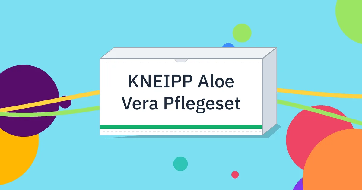 Symbolbild: Packung mit der Aufschrift KNEIPP Aloe Vera Pflegeset (PZN 17823898) – Verfügbarkeit und Bezug in Apotheken in Frankfurt am Main