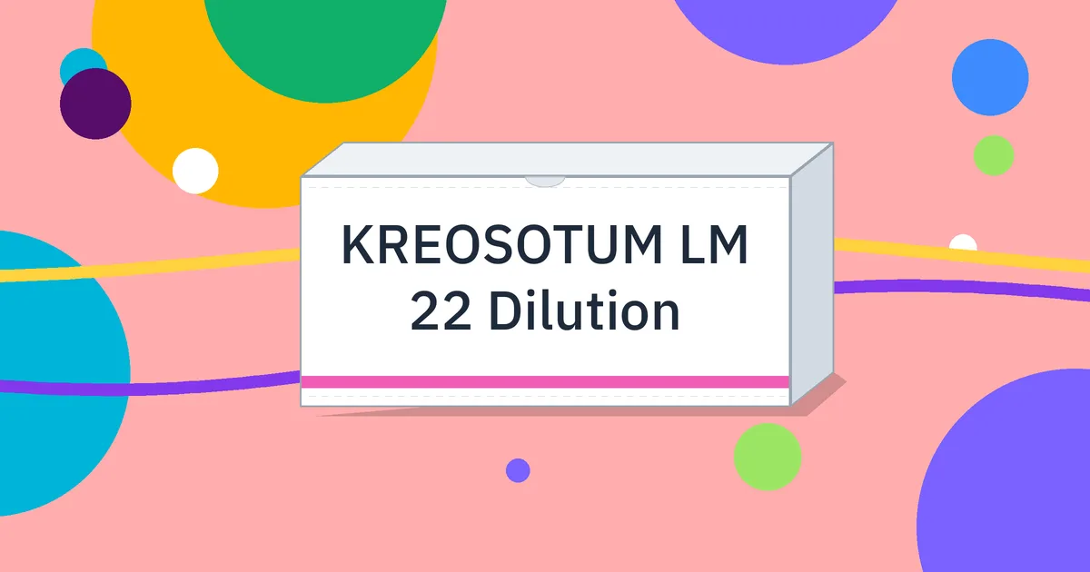 Symbolbild: Packung mit der Aufschrift KREOSOTUM LM 22 Dilution (PZN 12928144) – Verfügbarkeit und Bezug in Apotheken in Frankfurt am Main