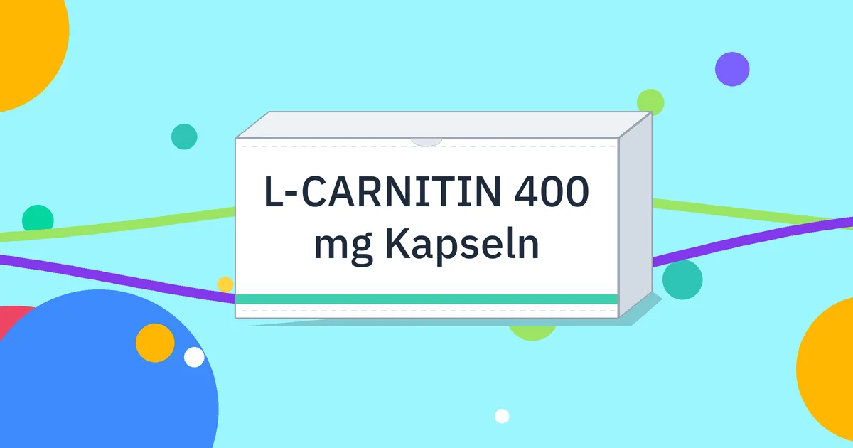 Symbolbild: Packung mit der Aufschrift L-CARNITIN 400 mg Kapseln (PZN 00647693) – Verfügbarkeit und Bezug in Apotheken in Frankfurt am Main