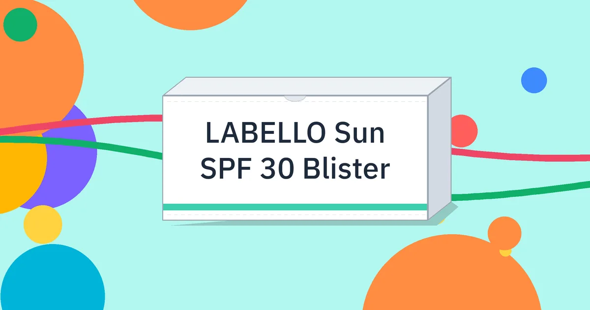 Symbolbild: Packung mit der Aufschrift LABELLO Sun SPF 30 Blister (PZN 17625709) – Verfügbarkeit und Bezug in Apotheken in Frankfurt am Main