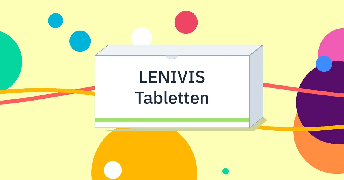 Symbolbild: Packung mit der Aufschrift LENIVIS Tabletten (PZN 15433058) – Verfügbarkeit und Bezug in Apotheken in Frankfurt am Main
