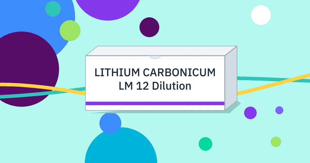 Symbolbild: Packung mit der Aufschrift LITHIUM CARBONICUM LM 12 Dilution (PZN 12931525) – Verfügbarkeit und Bezug in Apotheken in Frankfurt am Main