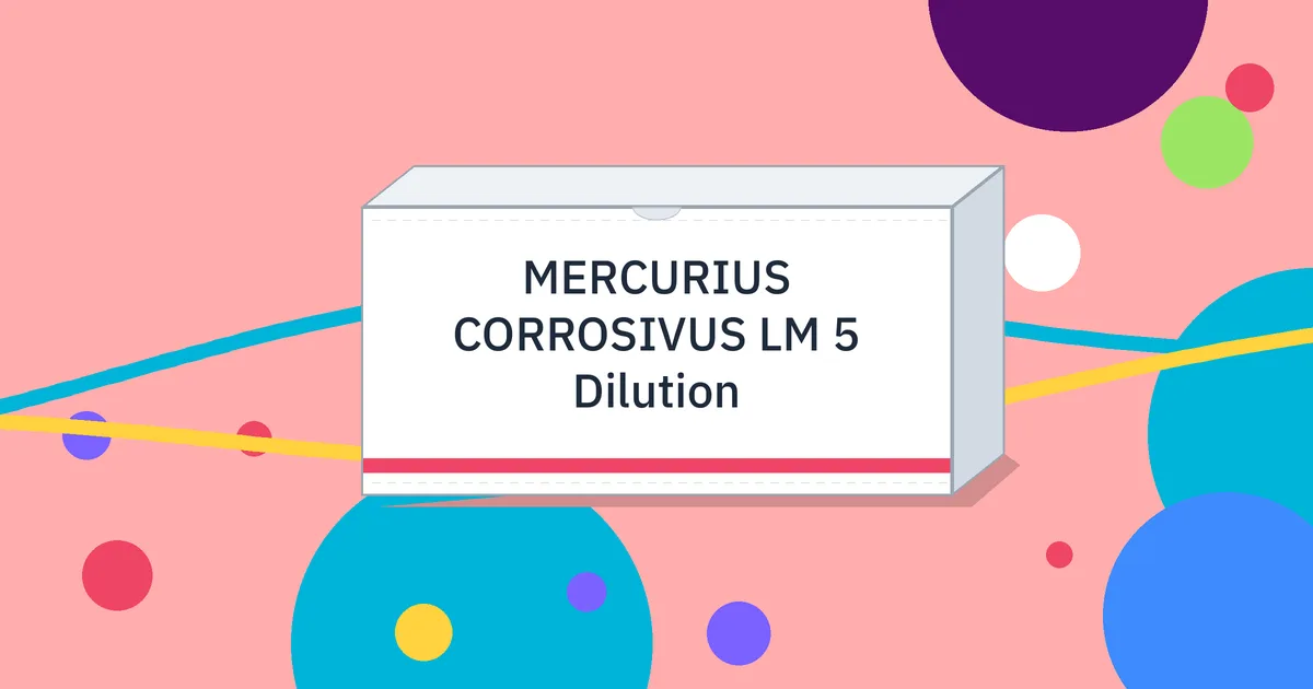 Symbolbild: Packung mit der Aufschrift MERCURIUS CORROSIVUS LM 5 Dilution (PZN 12949873) – Verfügbarkeit und Bezug in Apotheken in Frankfurt am Main