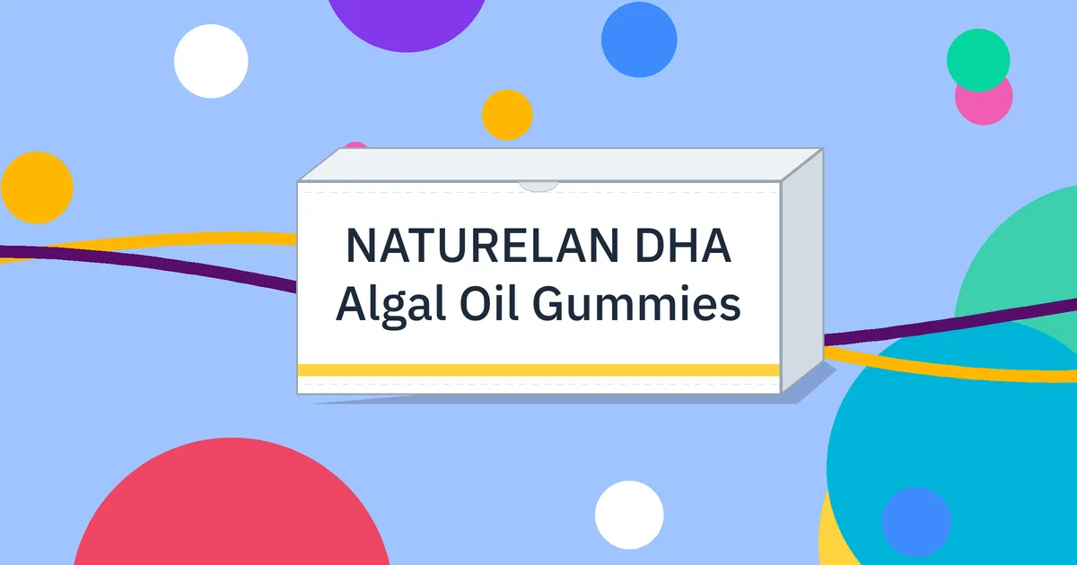 Symbolbild: Packung mit der Aufschrift NATURELAN DHA Algal Oil Gummies (PZN 19993191) – Verfügbarkeit und Bezug in Apotheken in Frankfurt am Main
