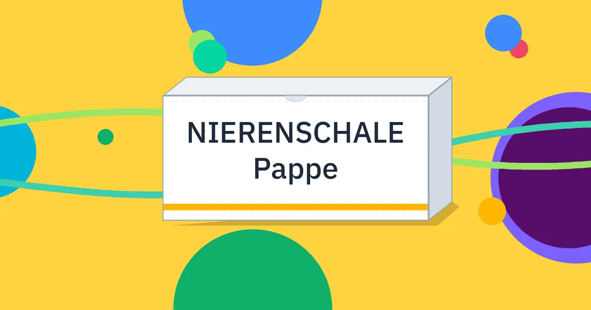 Symbolbild: Packung mit der Aufschrift NIERENSCHALE Pappe (PZN 01989042) – Verfügbarkeit und Bezug in Apotheken in Frankfurt am Main