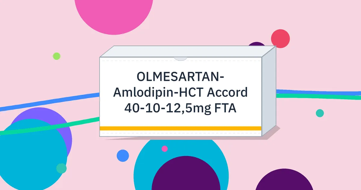 Symbolbild: Packung mit der Aufschrift OLMESARTAN-Amlodipin-HCT Accord 40-10-12,5mg FTA (PZN 16799353) – Verfügbarkeit und Bezug in Apotheken in Frankfurt am Main