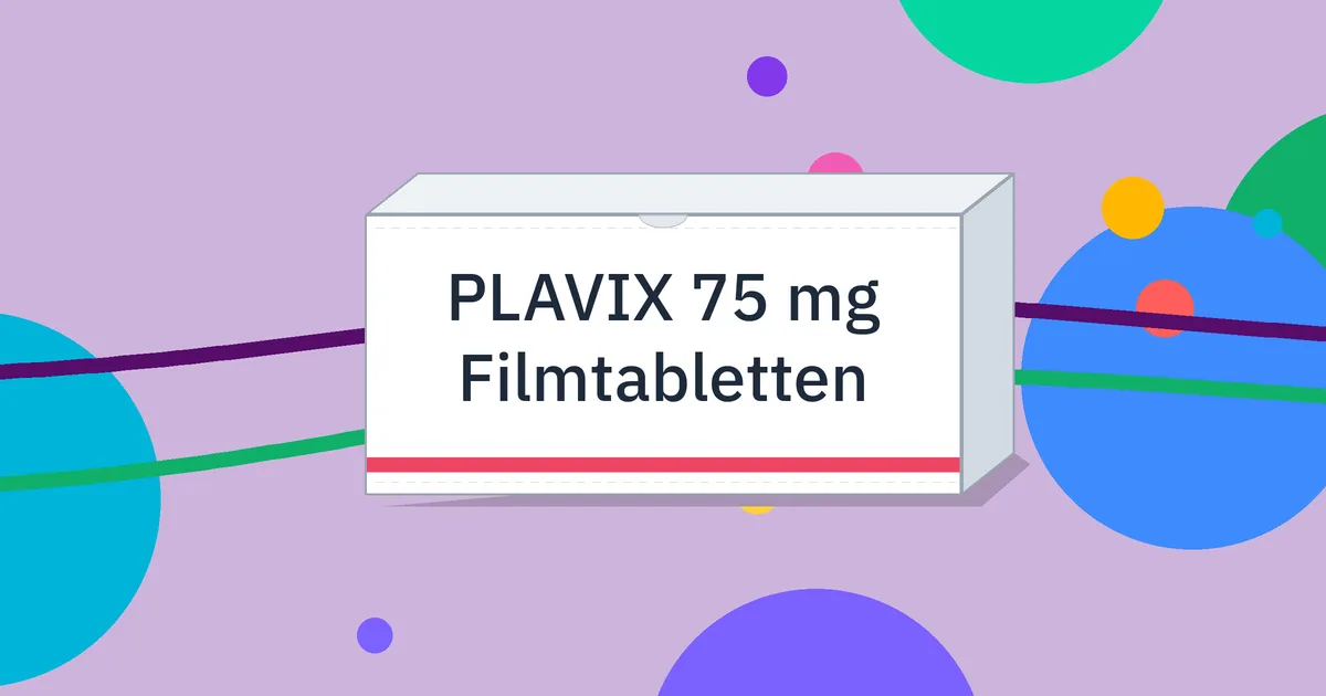 Symbolbild: Packung mit der Aufschrift PLAVIX 75 mg Filmtabletten (PZN 04408100) – Verfügbarkeit und Bezug in Apotheken in Frankfurt am Main