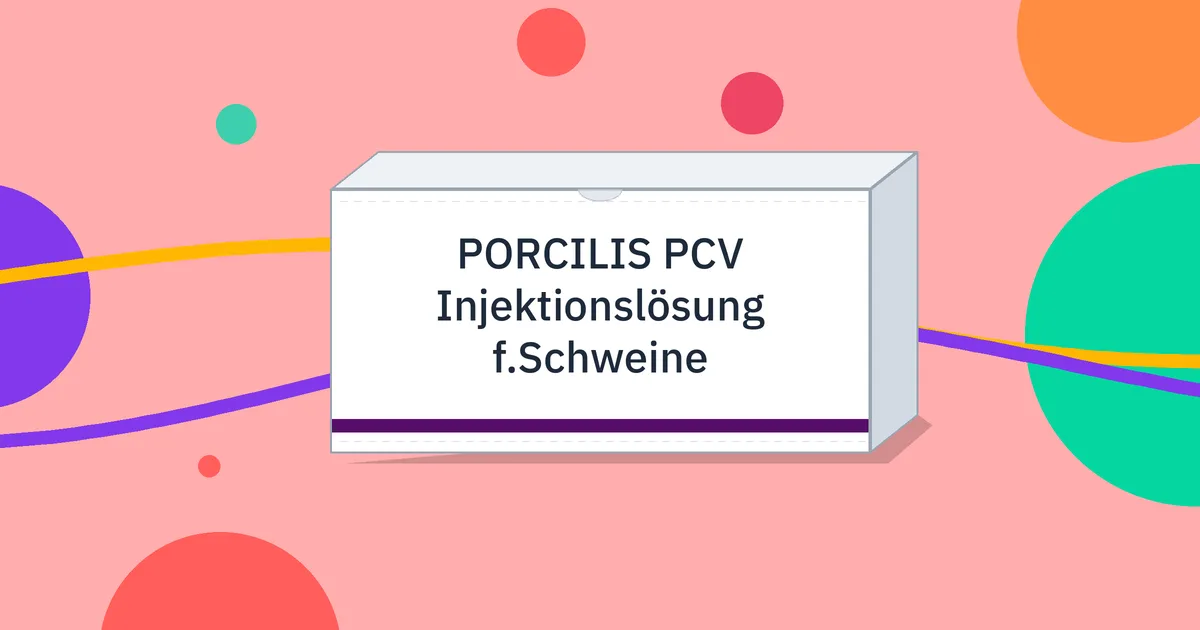 Symbolbild: Packung mit der Aufschrift PORCILIS PCV Injektionslösung f.Schweine (PZN 07395680) – Verfügbarkeit und Bezug in Apotheken in Frankfurt am Main