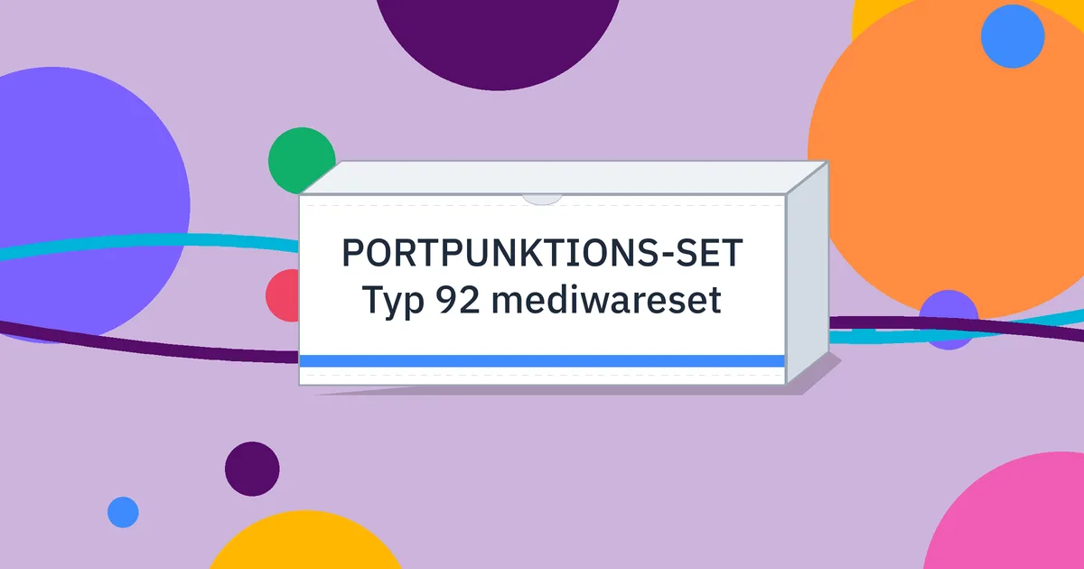 Symbolbild: Packung mit der Aufschrift PORTPUNKTIONS-SET Typ 92 mediwareset (PZN 19548841) – Verfügbarkeit und Bezug in Apotheken in Frankfurt am Main