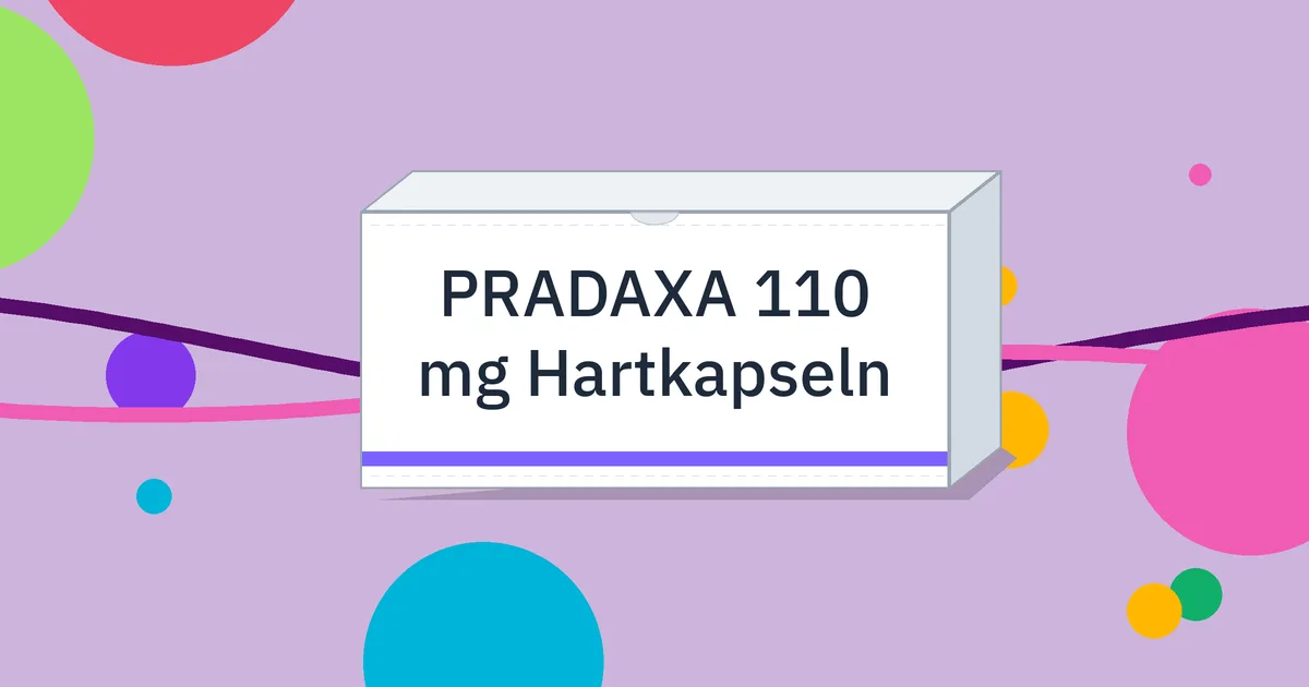 Symbolbild: Packung mit der Aufschrift PRADAXA 110 mg Hartkapseln (PZN 18099944) – Verfügbarkeit und Bezug in Apotheken in Frankfurt am Main