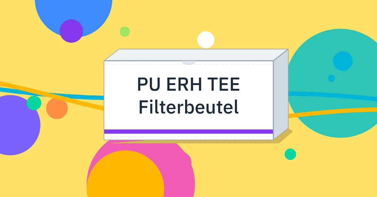 Symbolbild: Packung mit der Aufschrift PU ERH TEE Filterbeutel (PZN 01244721) – Verfügbarkeit und Bezug in Apotheken in Frankfurt am Main
