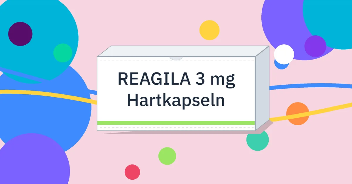 Symbolbild: Packung mit der Aufschrift REAGILA 3 mg Hartkapseln (PZN 16824134) – Verfügbarkeit und Bezug in Apotheken in Frankfurt am Main