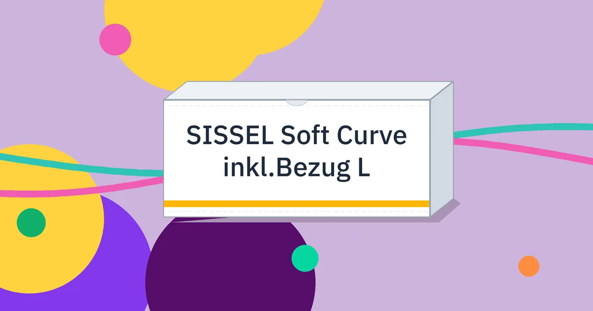 Symbolbild: Packung mit der Aufschrift SISSEL Soft Curve inkl.Bezug L (PZN 13826351) – Verfügbarkeit und Bezug in Apotheken in Frankfurt am Main